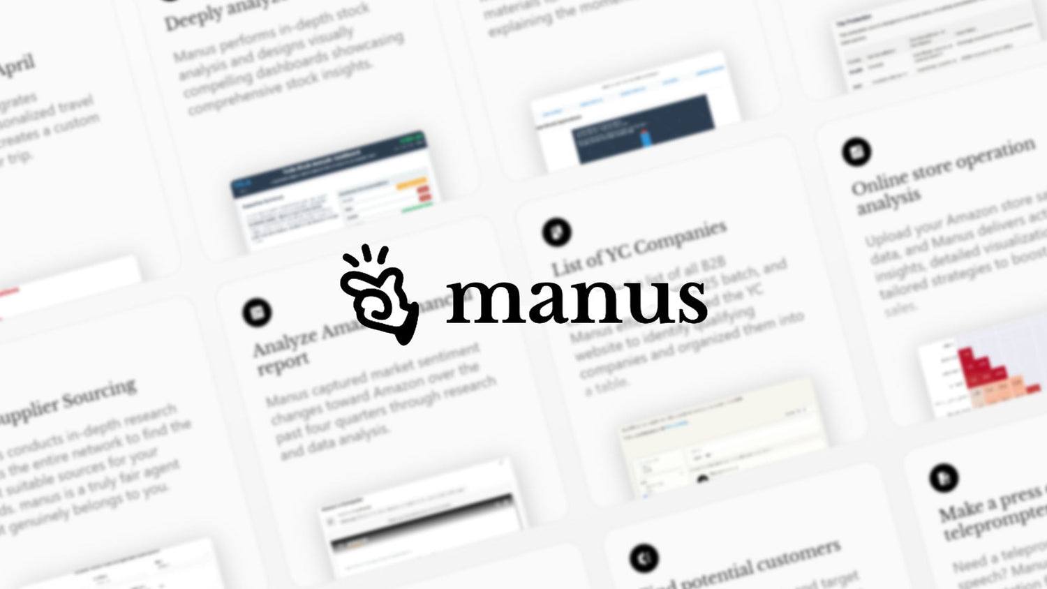 中國Monica團隊推出AI Agent “Manus”，或引領人工智能體新時代? – Convo Media